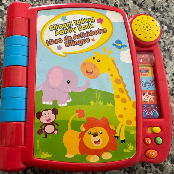Toys | Bilingual Talking Activity Book For Kids Red And Blue | Poshmark
